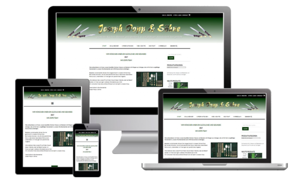 Impressum - Onlineshop Joseph Popp & Söhne